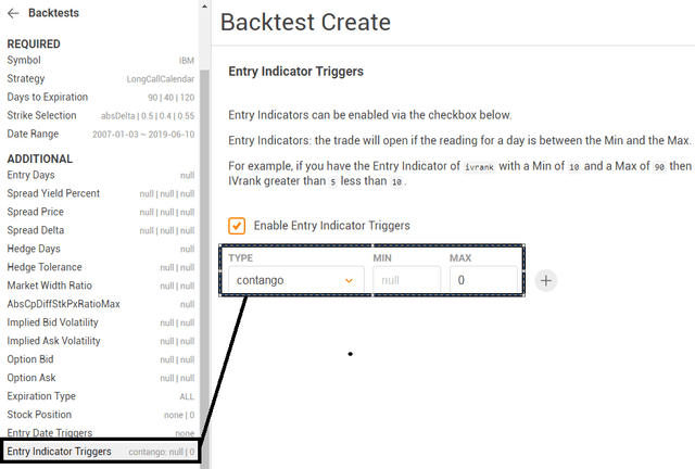 Backtesting Calendar Spreads Based on IV Contango